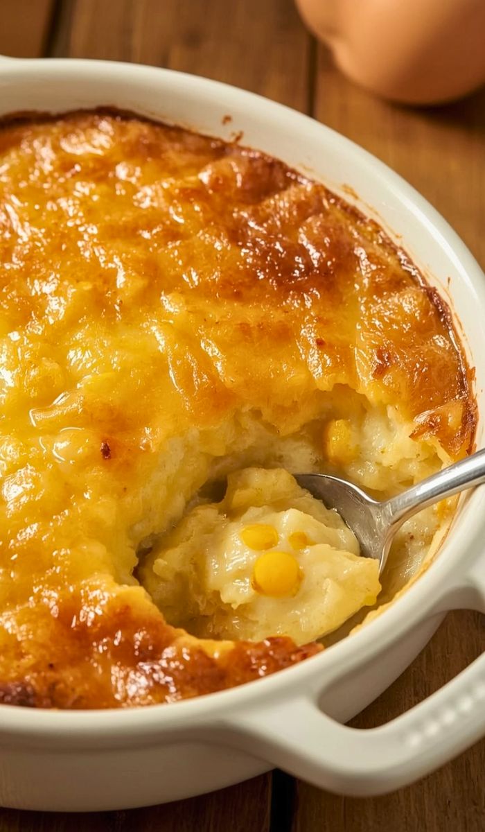 City Barbeque Corn Pudding Recipe - Bite Dive