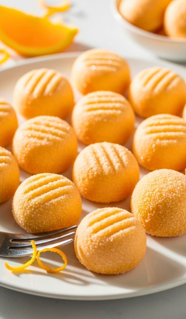 Sweet Orange Cream Cheese Mints Recipe - Bite Dive