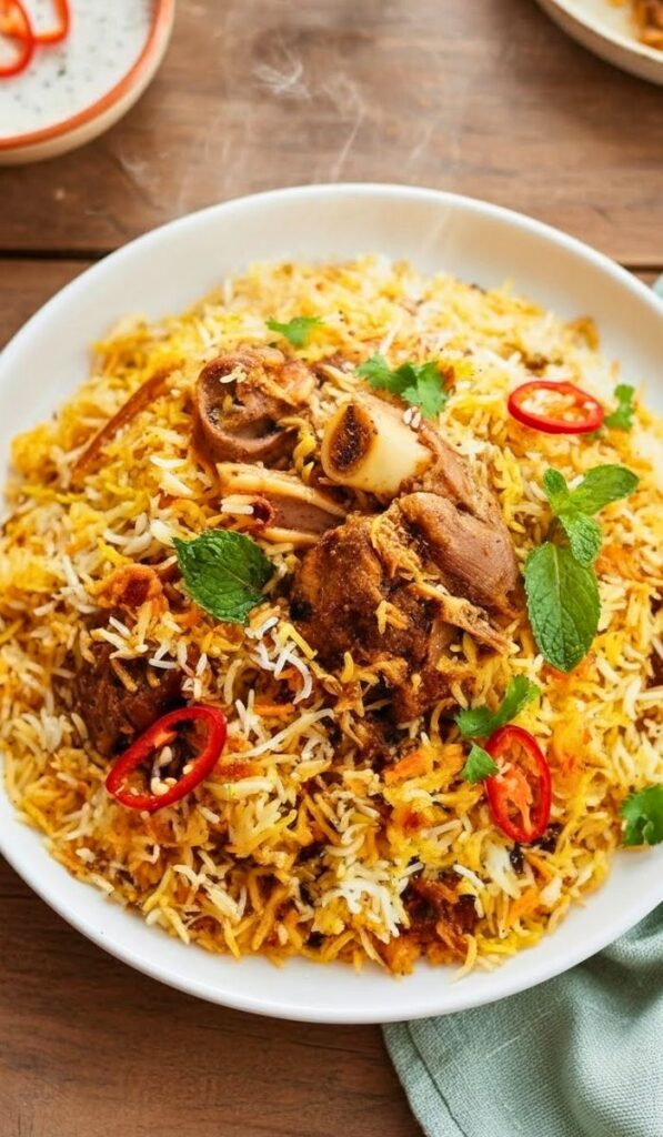 Pakistani Food Lamb Biryani Recipe - Bite Dive