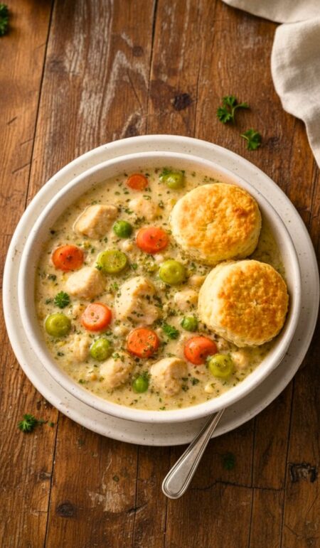 Ina Garten Chicken Stew and Biscuits Recipe - Bite Dive