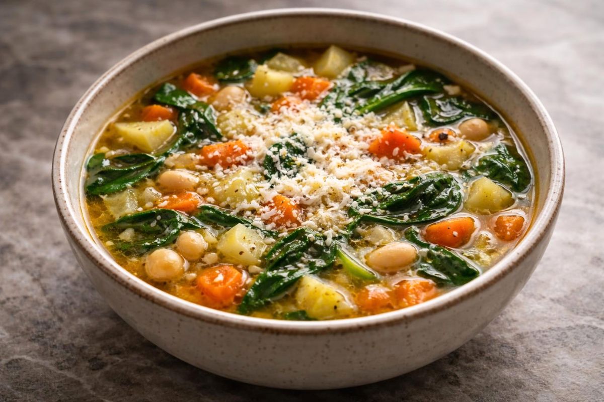 Zuppa Del Giorno Soup Recipe - Bite Dive